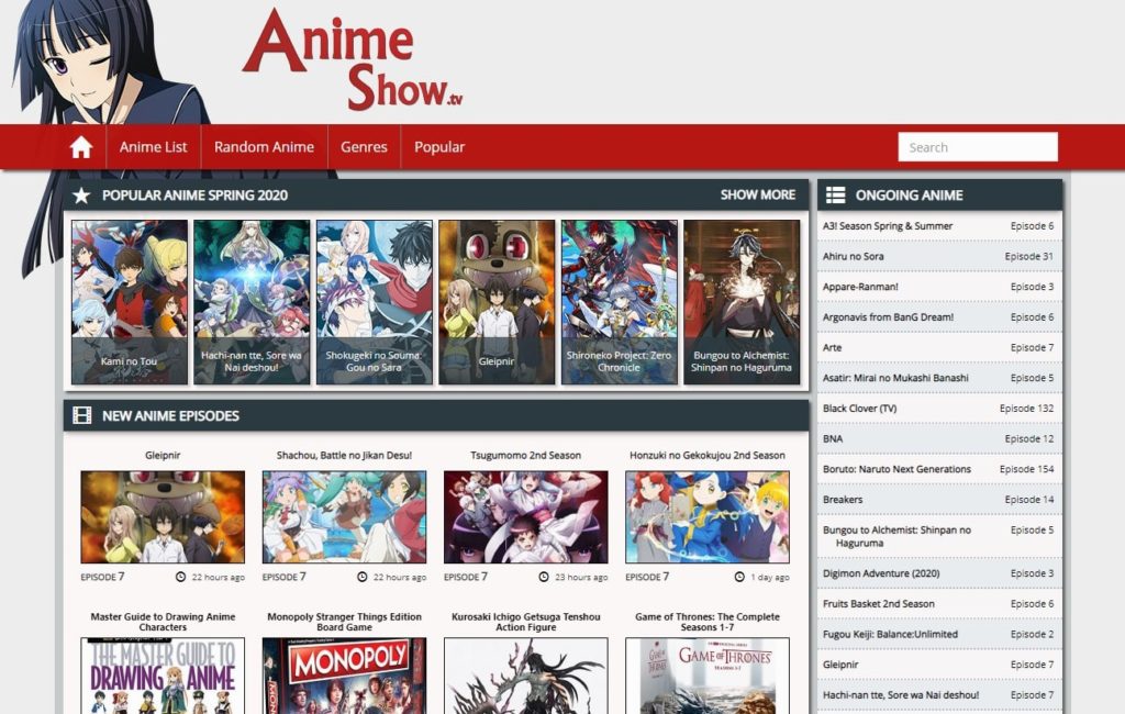 Alternative Anime Sites Top 23 Watchcartoononline